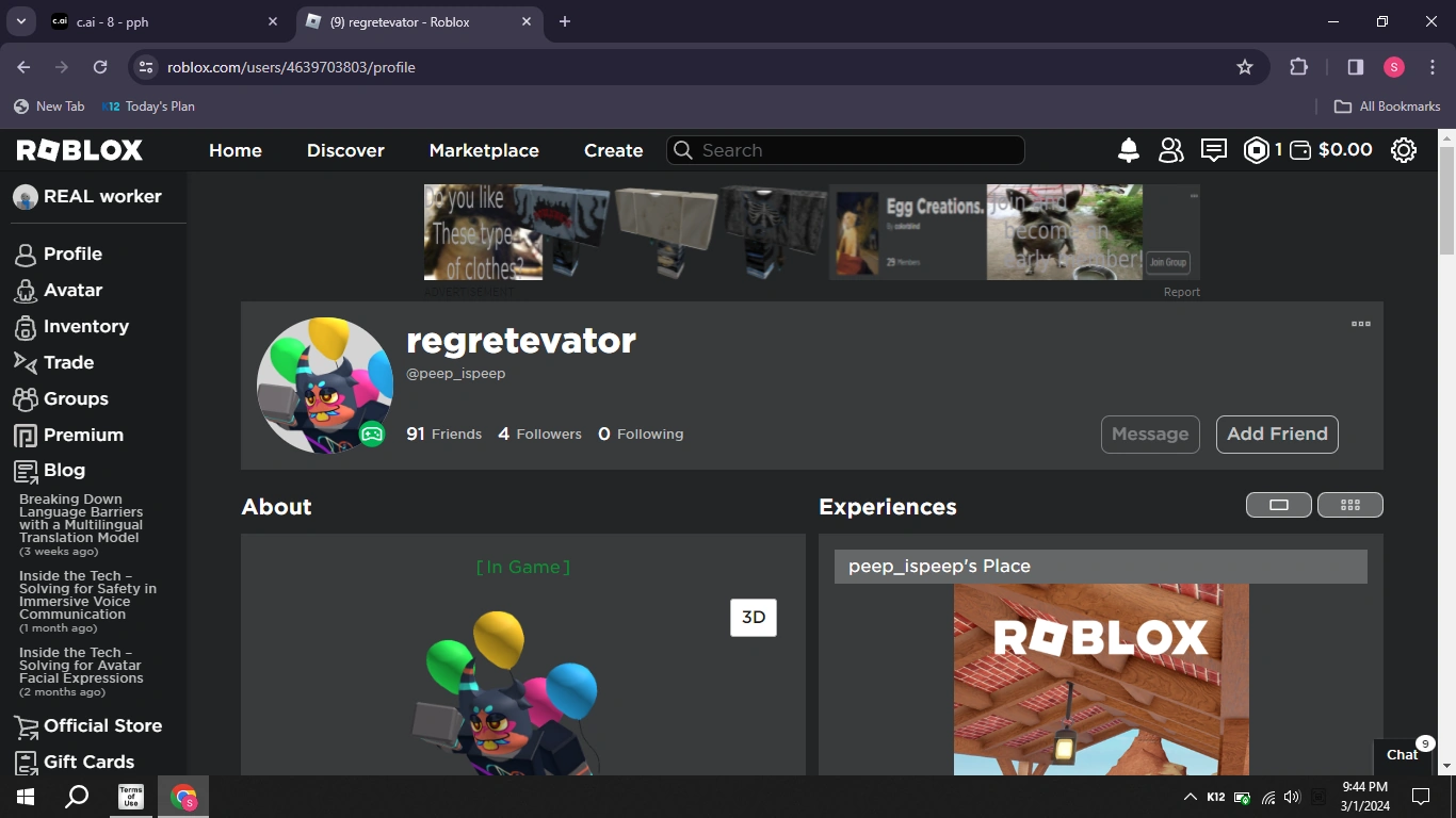 i wonder what regretevator is playing | Fandom