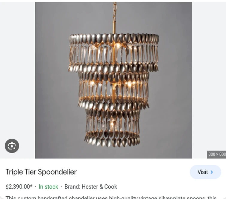 spoon chandeliers are so funny bc who tf | Fandom