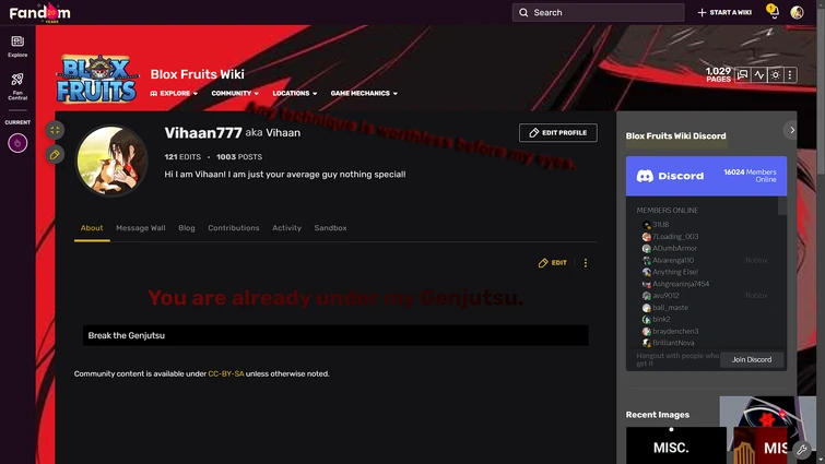 I have crossed 1000 posts | Fandom