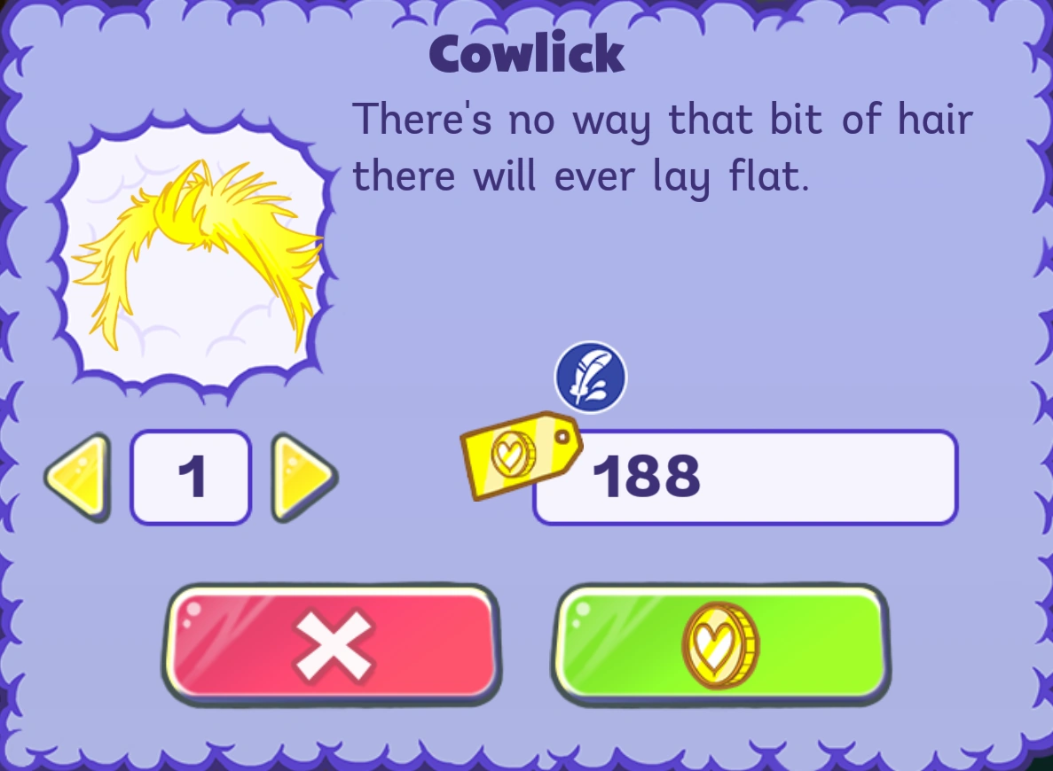 Cowlick | Egg Baby Wiki | Fandom