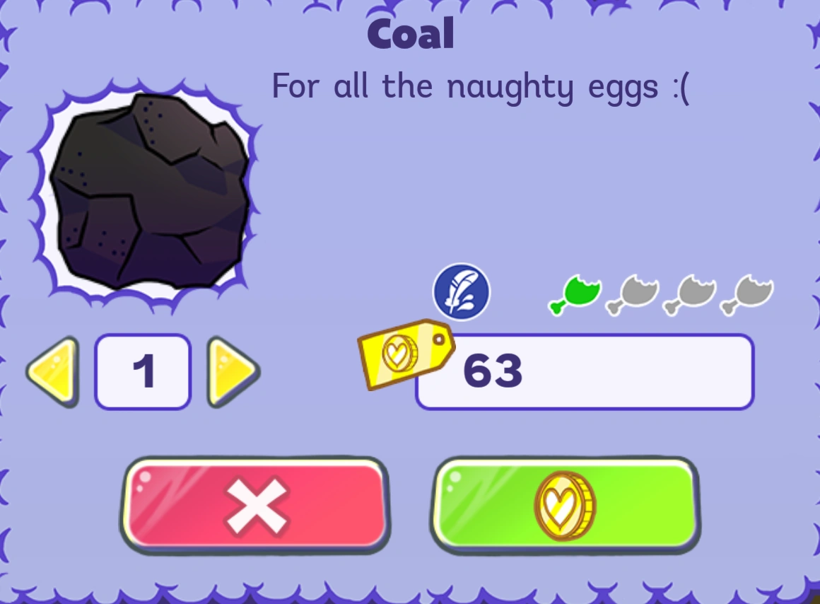 Coal | Egg Baby Wiki | Fandom