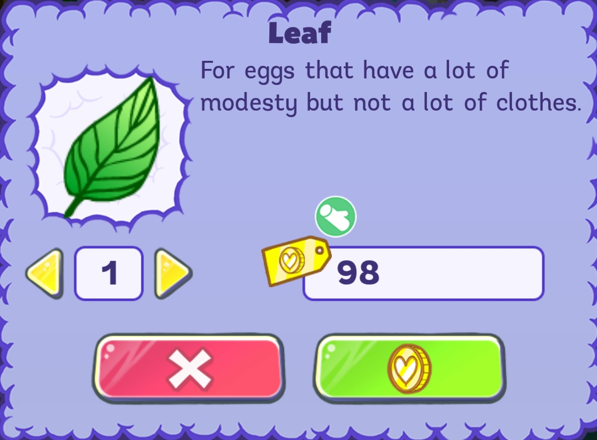 Leaf (sticker) | Egg Baby Wiki | Fandom