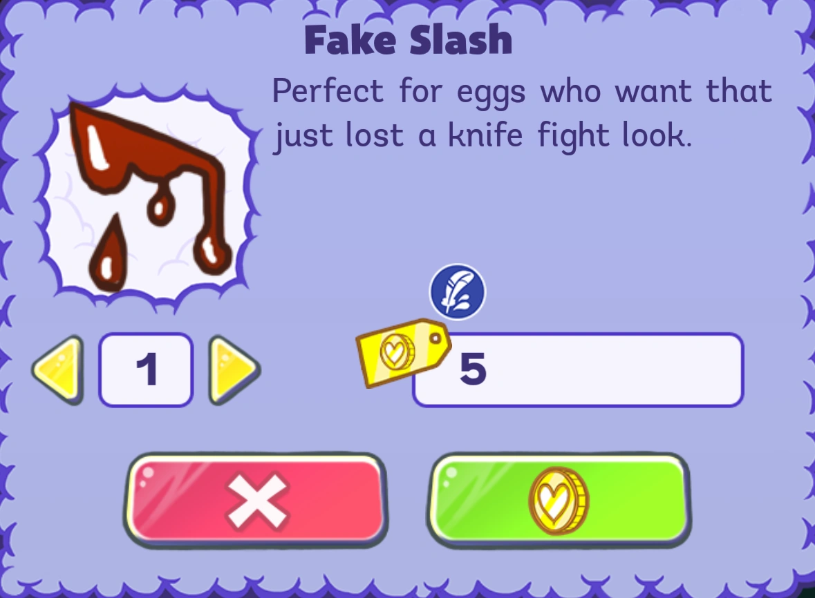 Fake Slash | Egg Baby Wiki | Fandom