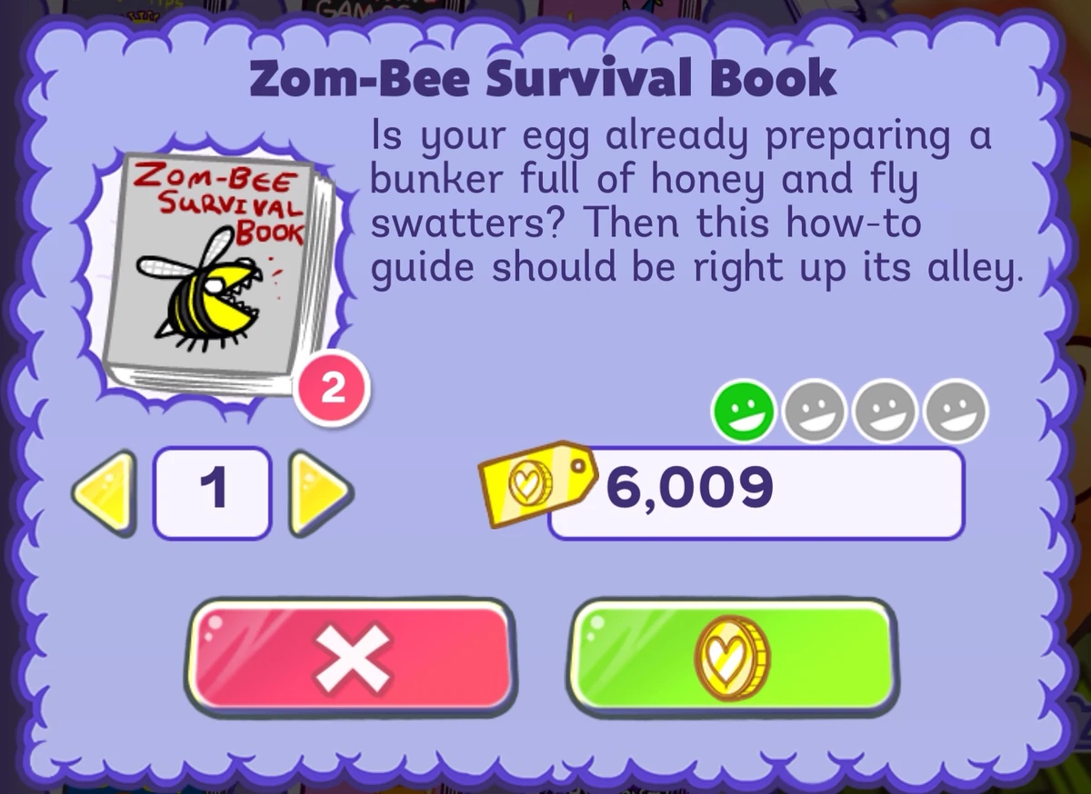 Zom-Bee Survival Book | Egg Baby Wiki | Fandom