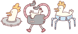 Cyborg Chickens | Eggggg Wiki | Fandom