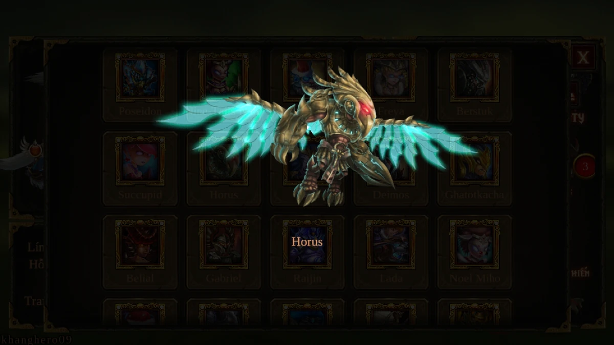 Horus | Wiki Các tướng Epic Heroes War | Fandom