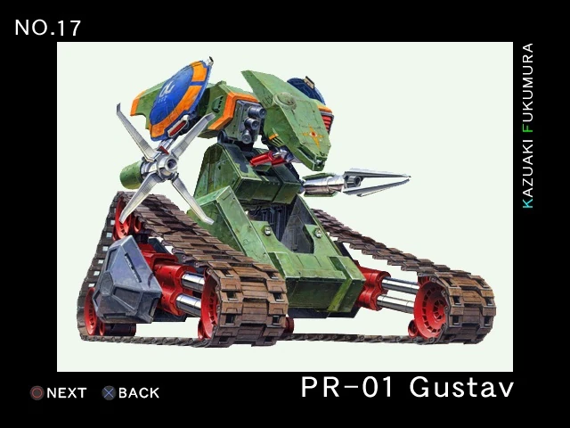 PR-01 Gustav | Einhander Wiki | Fandom