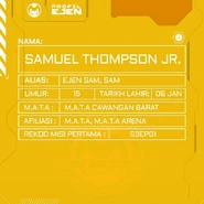 Sam | Ejen Ali Wiki | Fandom