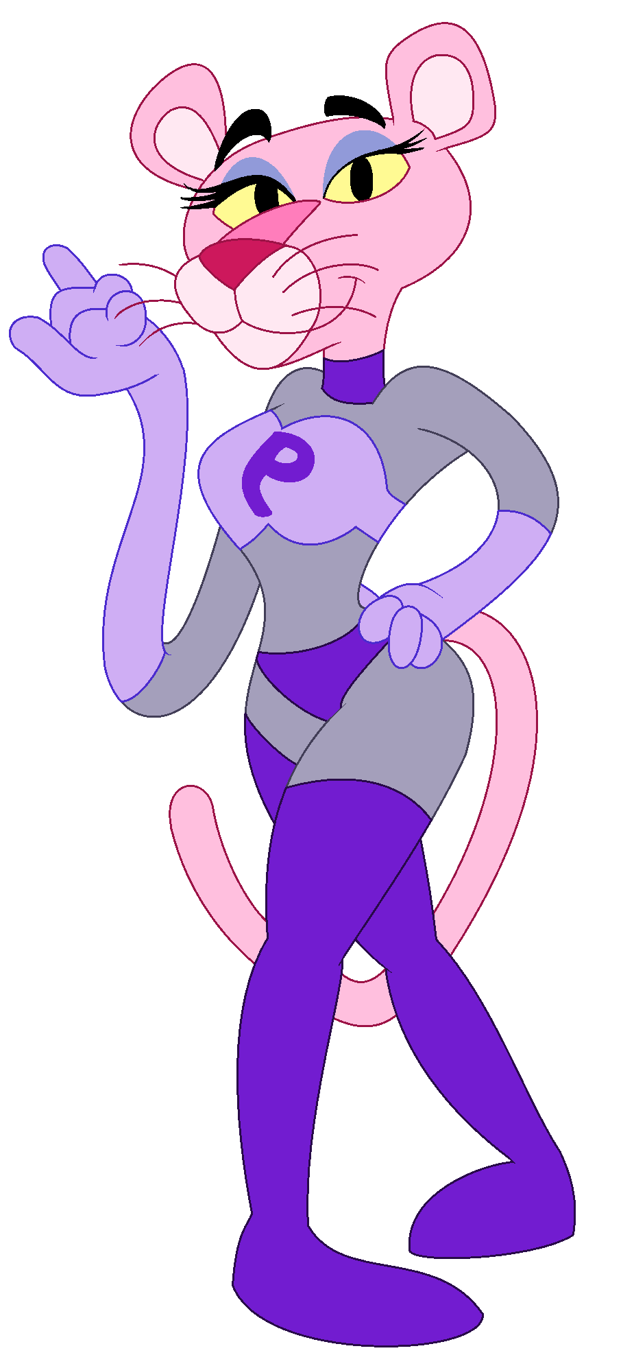 Plastic Pink Pantheress | Elastic Characters Wiki | Fandom