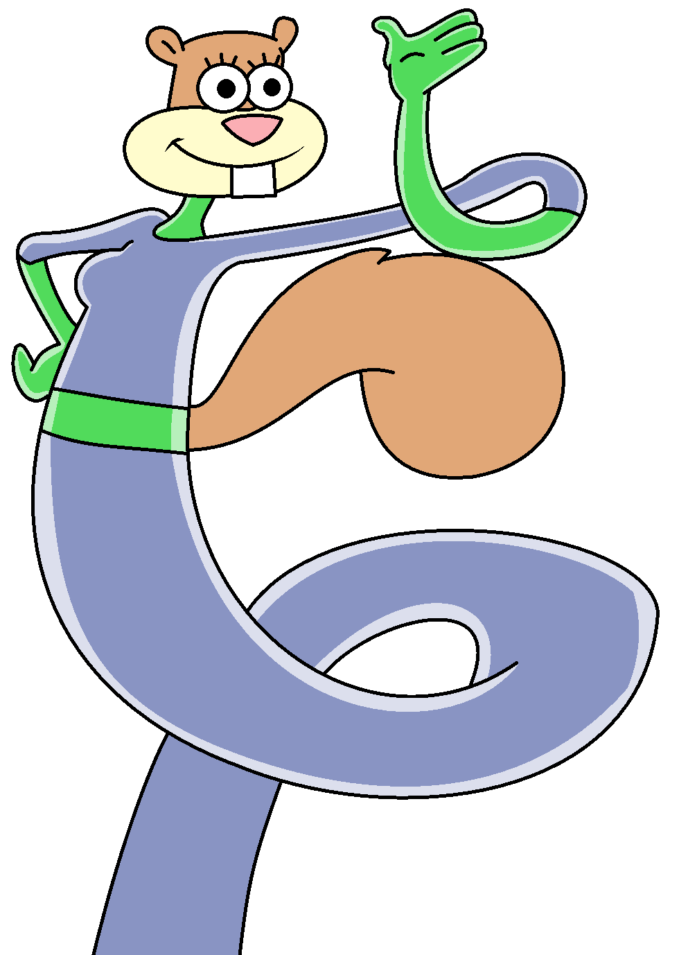 Elastic Sandy Cheeks | Elastic Characters Wiki | Fandom