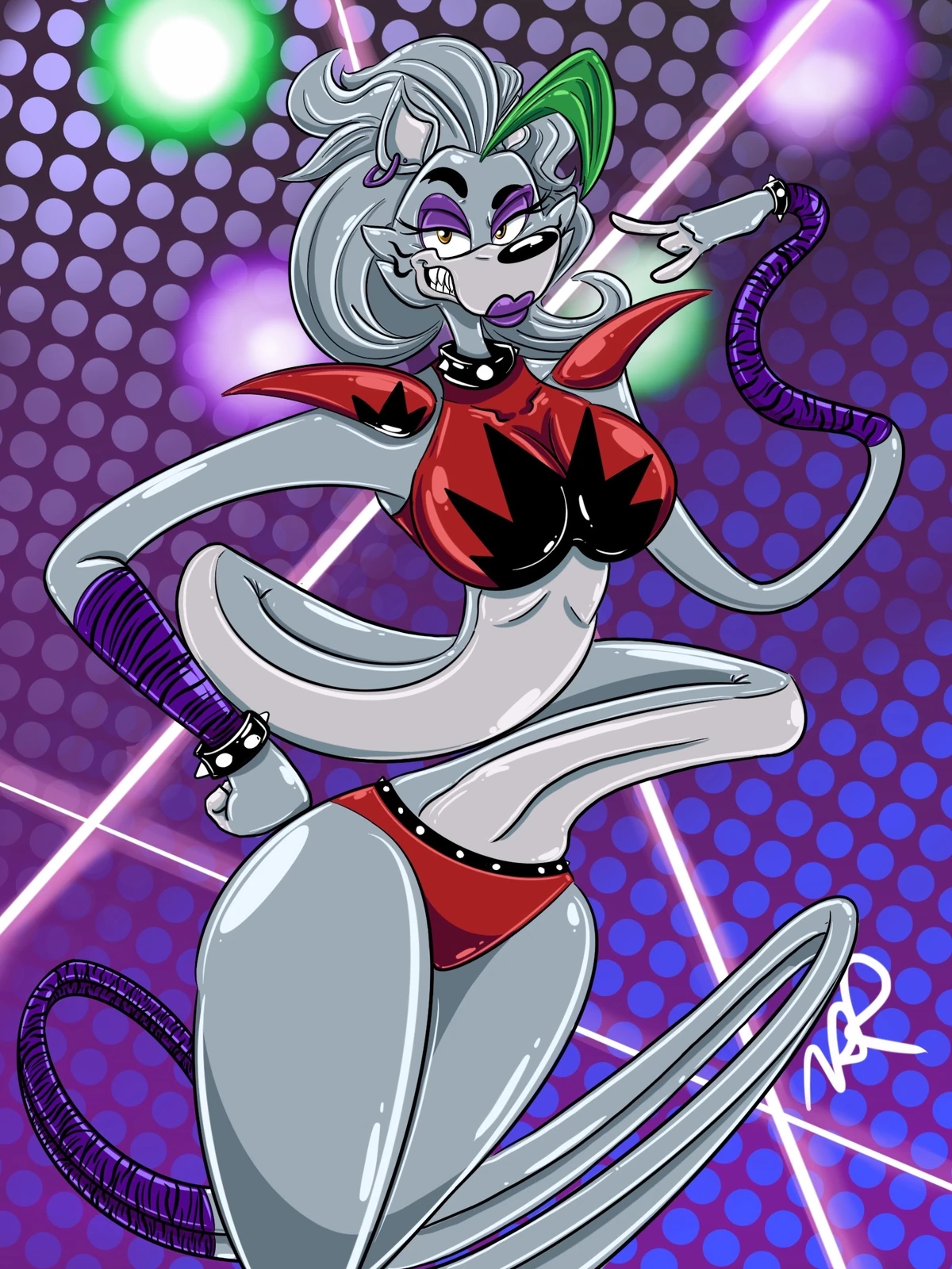 Stretchy Roxanne Wolf | Elastic Characters Wiki | Fandom