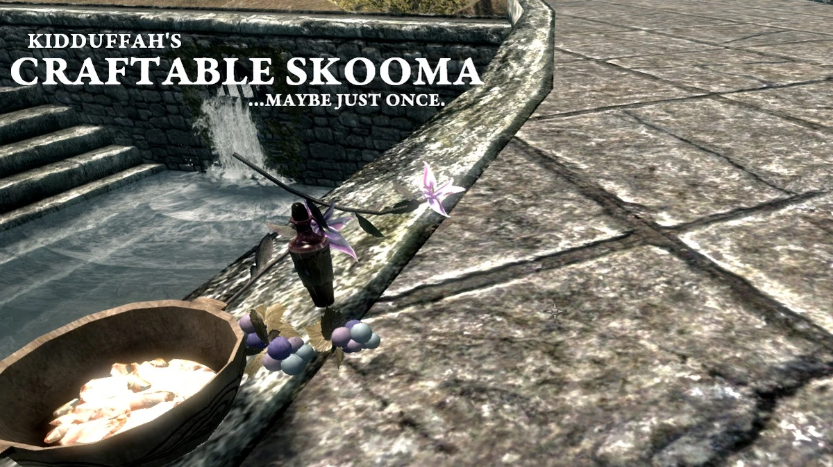 Powerful Craftable Skooma - with Drugged Effect | Elderscrolls Mod Wiki ...