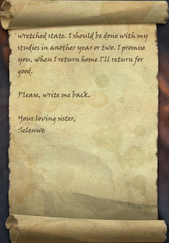 Letter to Lauriel | Elder Scrolls | Fandom