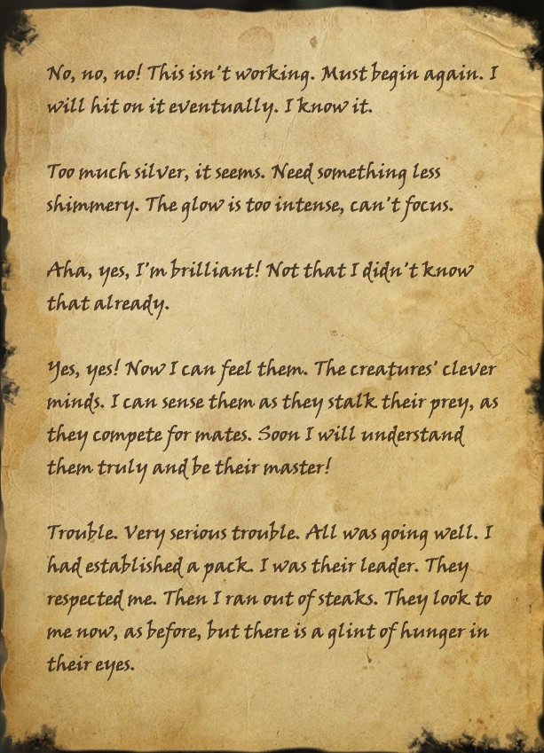 Strange Rambling Notes | Elder Scrolls | Fandom