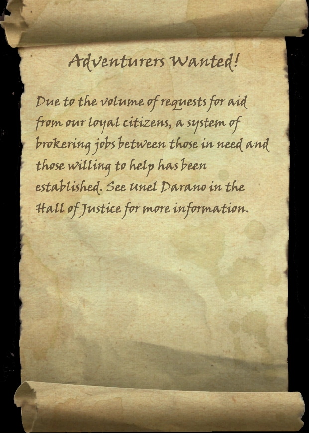 Adventurers Wanted! | Elder Scrolls | Fandom