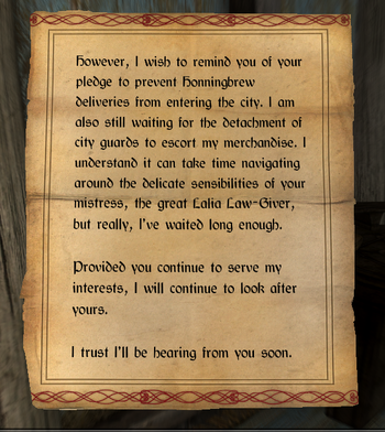 Incriminating Letter (Skyrim) | Elder Scrolls | Fandom