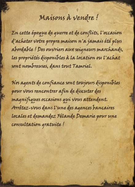 Maisons à Vendre Wiki The Elder Scrolls Fandom
