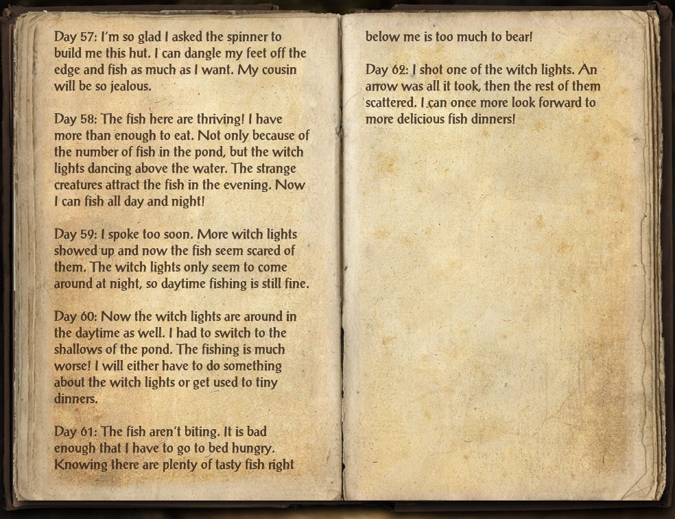 Fisherman's Journal (Online) | Elder Scrolls | Fandom