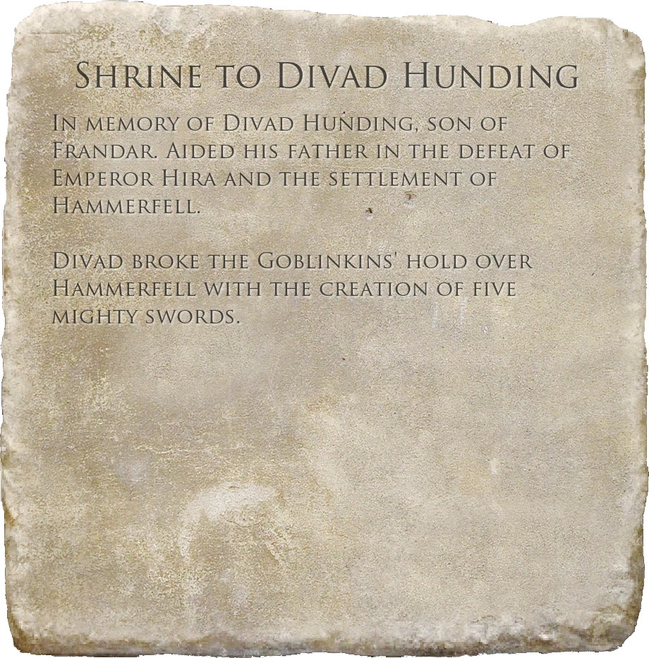 Shrine to Divad Hunding | Elder Scrolls | Fandom
