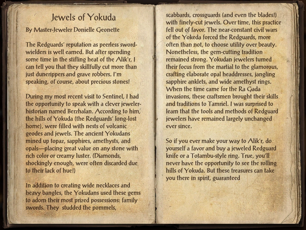 Jewels of Yokuda | Elder Scrolls | Fandom
