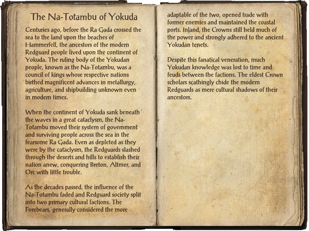 The Na-Totambu of Yokuda | Elder Scrolls | Fandom
