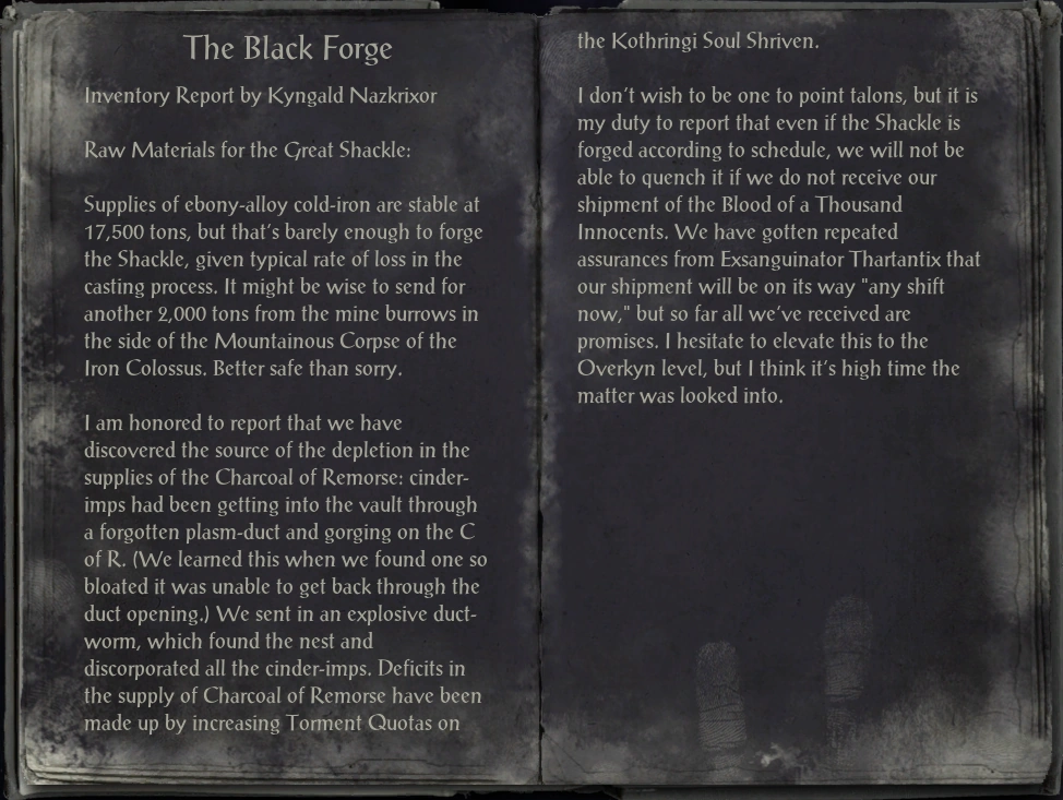 The Black Forge (Book) | Elder Scrolls | Fandom