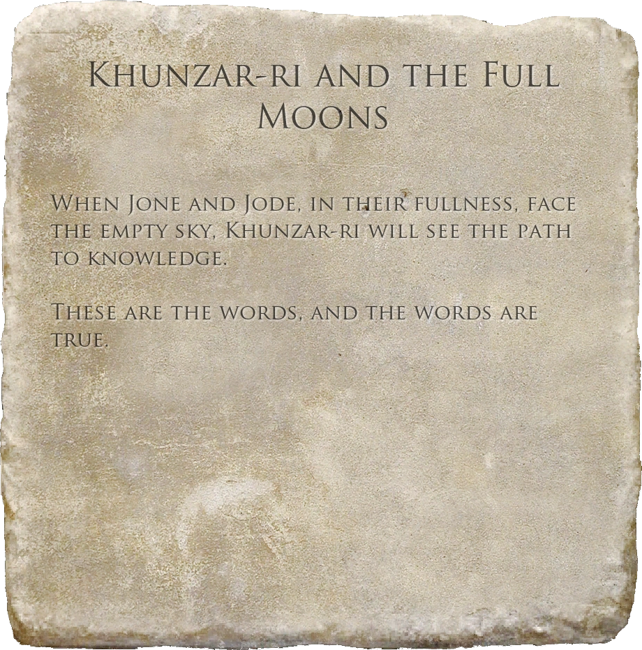 Khunzar-ri and the Full Moons | Elder Scrolls | Fandom