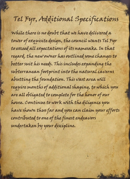 Tel Fyr, Additional Specifications | Elder Scrolls | Fandom