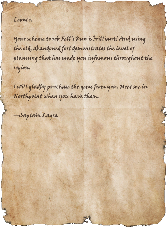Letter To Leonce Gavendien Elder Scrolls Fandom