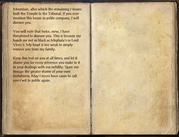 Mottos of the Dunmeri Great Houses | Elder Scrolls | Fandom