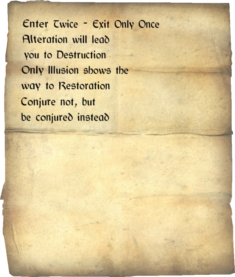 Tattered Note (Skyrim) | Elder Scrolls | Fandom