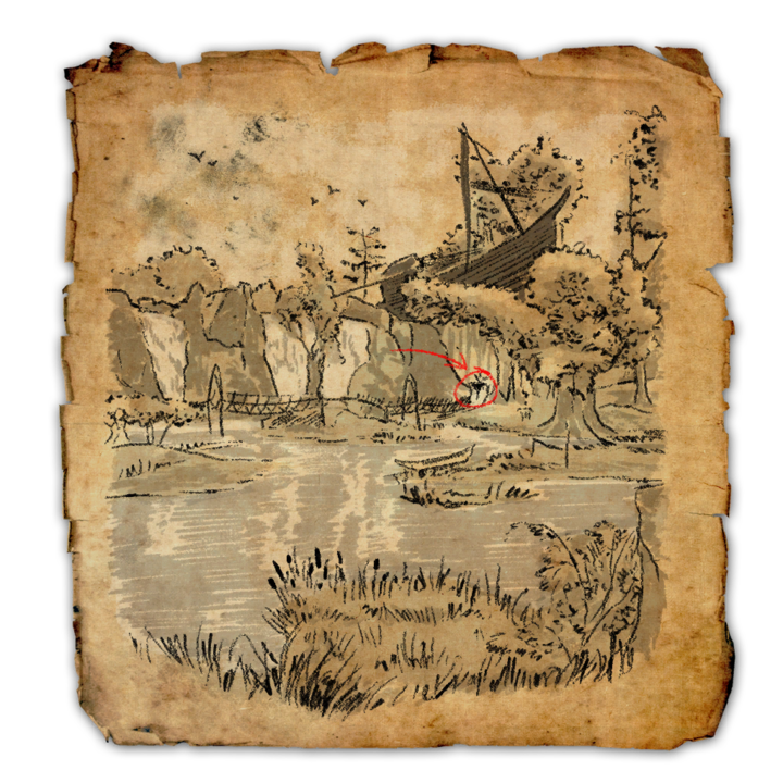 Карта сокровищ Мрачных Трясин I The Elder Scrolls Wiki Fandom