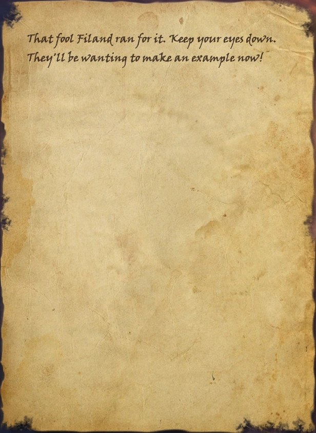 Captive's Discreet Warning | Elder Scrolls | Fandom