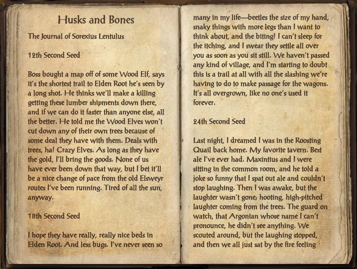 Husks and Bones | Elder Scrolls | Fandom