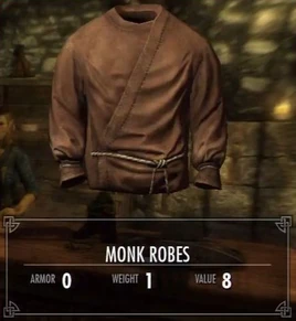 Monk Robes | Elder Scrolls | Fandom