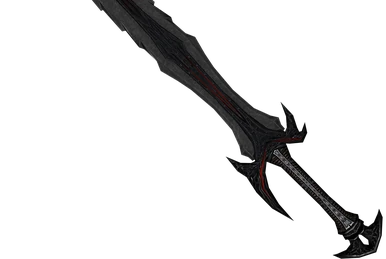 Skyrim Daedric Sword Drawing