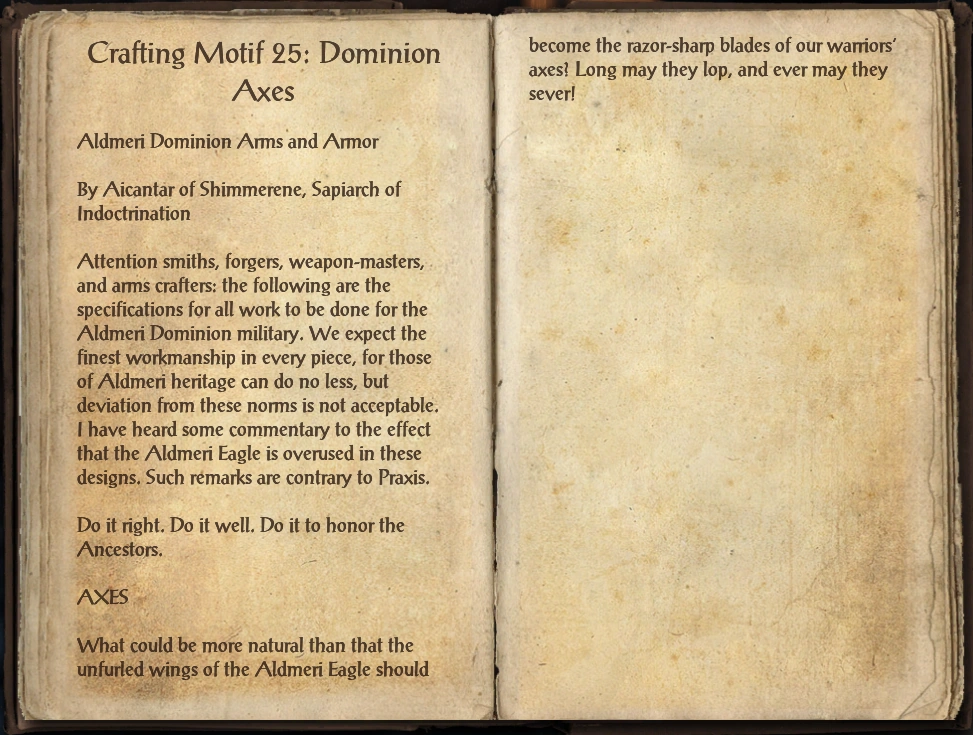 Crafting Motif 25: Aldmeri Dominion Style | Elder Scrolls | Fandom