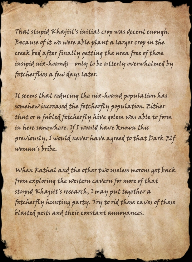 Bandit's Letter | Elder Scrolls | Fandom