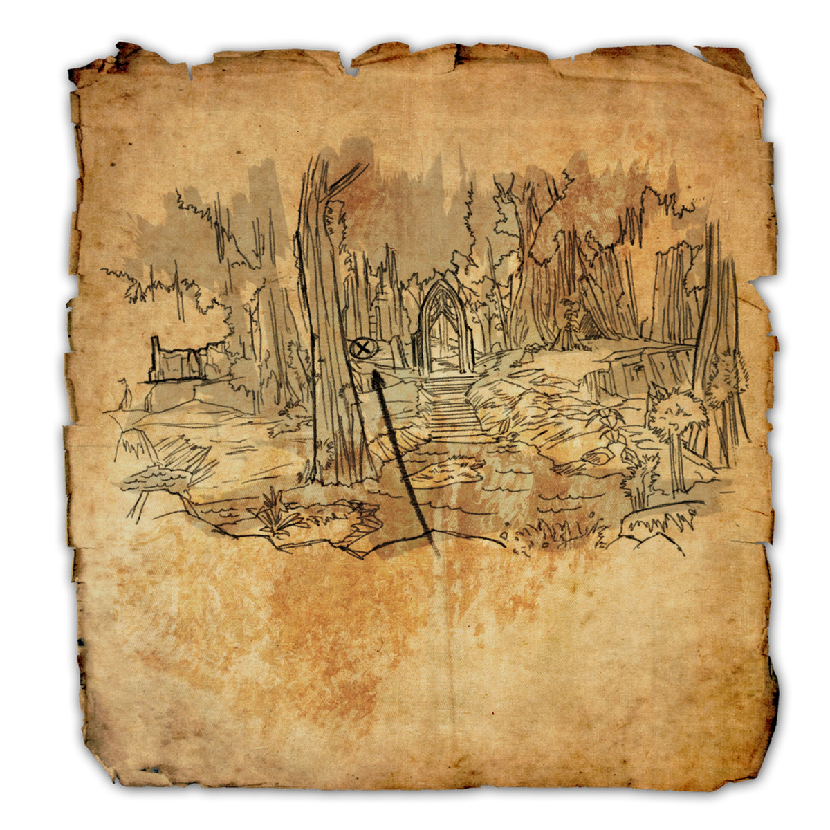 Grahtwood Treasure Map VI | Elder Scrolls | Fandom