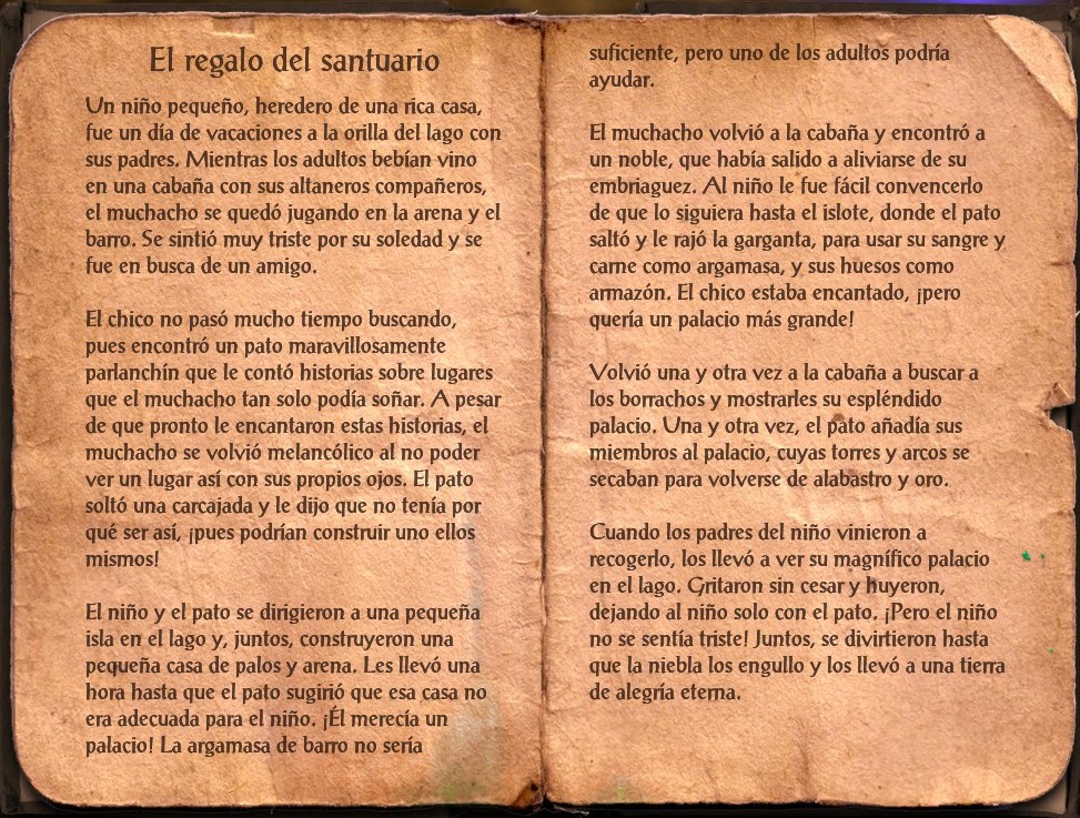El regalo del santuario | Elder Scrolls | Fandom El regalo del santuario | Elder Scrolls | Fandom