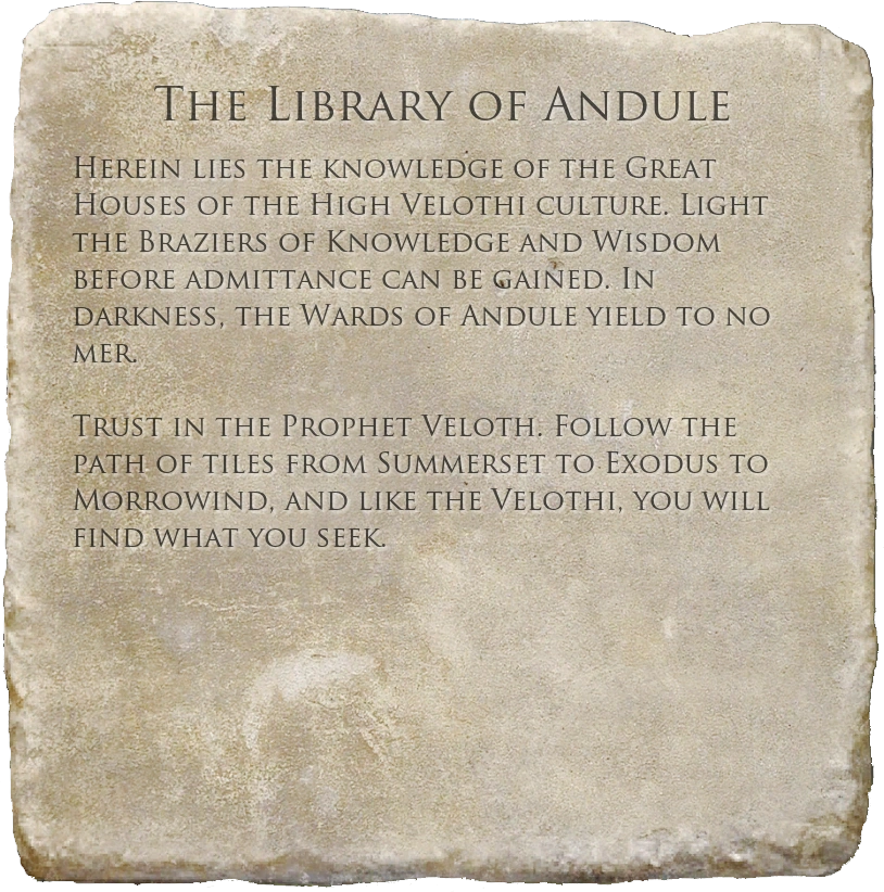 The Library of Andule | Elder Scrolls | Fandom