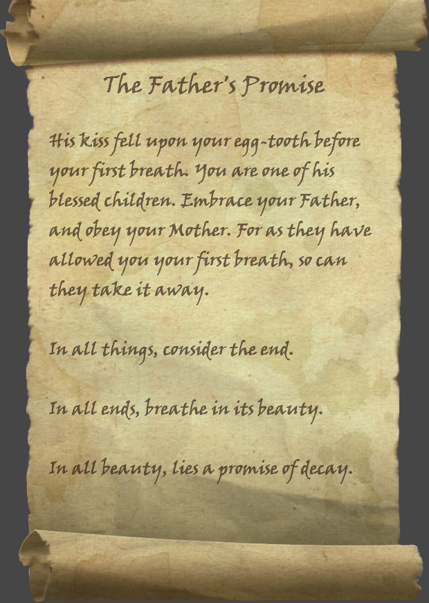 The Father's Promise | Elder Scrolls | Fandom