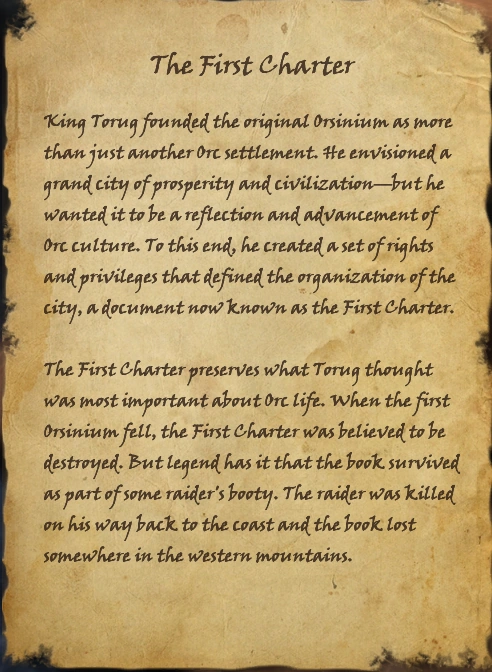 The First Charter (Book) | Elder Scrolls | Fandom