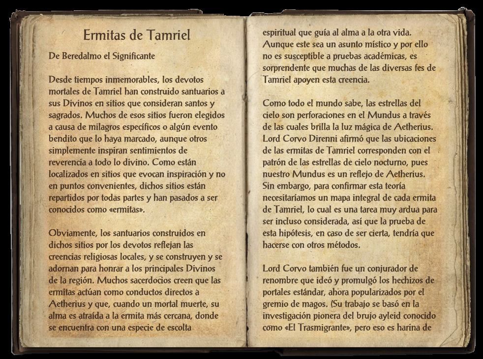 Ermitas De Tamriel Elder Scrolls Fandom