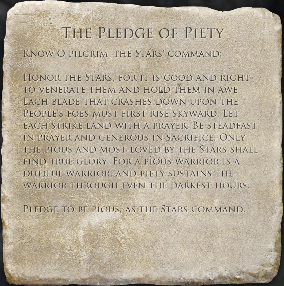 The Pledge of Piety | Elder Scrolls | Fandom