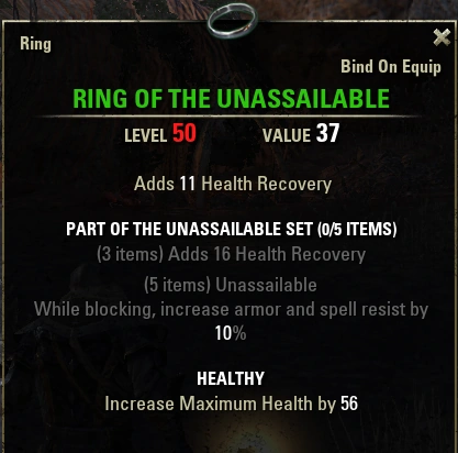 Unassailable | Elder Scrolls | Fandom