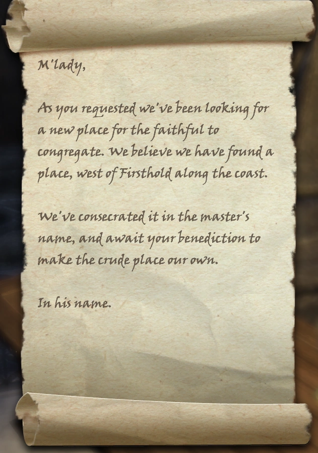 A Discarded Missive | Elder Scrolls | Fandom