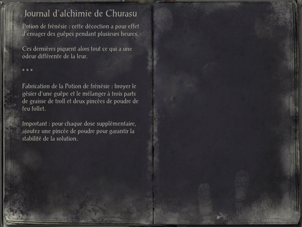 Journal Dalchimie De Churasu Wiki The Elder Scrolls Fandom