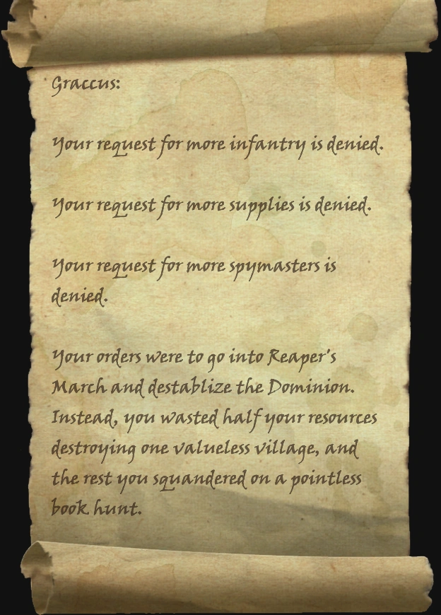 Missive from Cyrodiil | Elder Scrolls | Fandom
