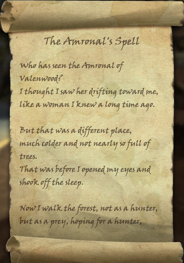 The Amronal's Spell | Elder Scrolls | Fandom